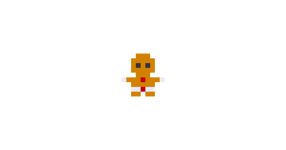 gingerbread-man - Pixel Icons